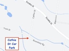 Cathie St car park location | Friends of Canadian Corridor
